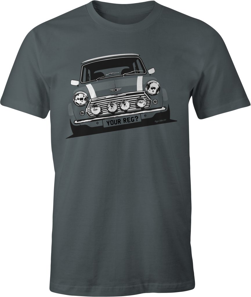 Mini Cooper T Shirt - Screen Printed Last Few! - Iconic Ironic