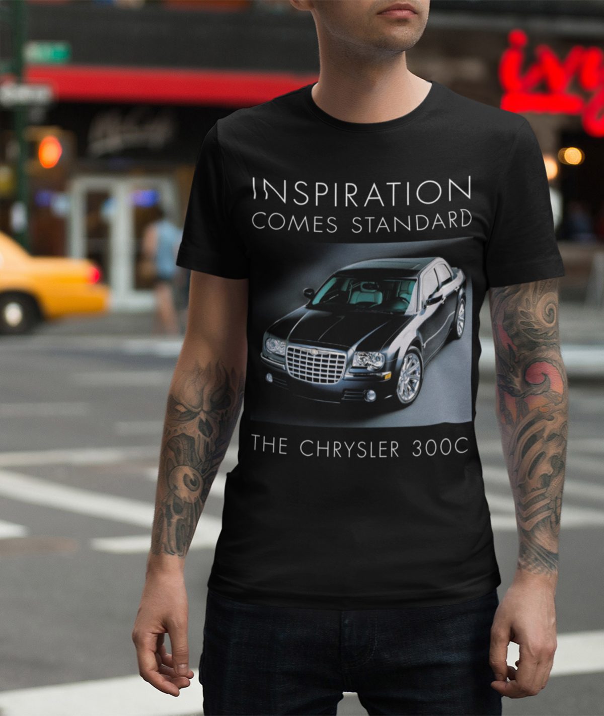 Chrysler 300C Car T Shirt. American Cars, CRD, Hemi, SRT