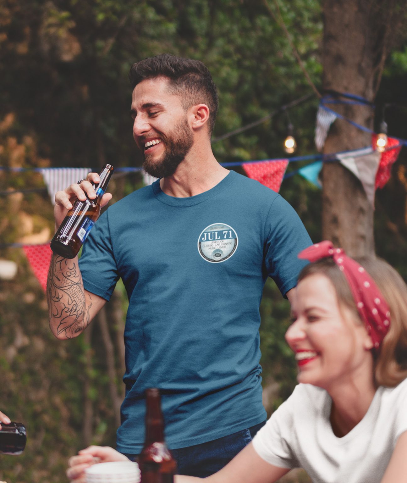 Left Chest Tax Disc Birthday Year T Shirt ideal for Birthday / Father's ...